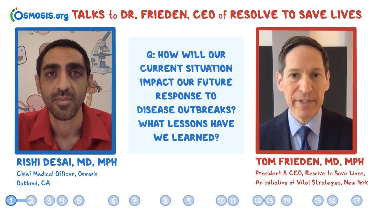 Dr. Tom Frieden: Former Director of the CDC (Raise the Line) | Osmosis