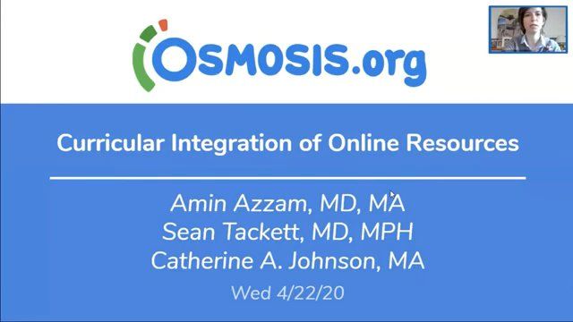 Curricular integration of online learning resources | Osmosis