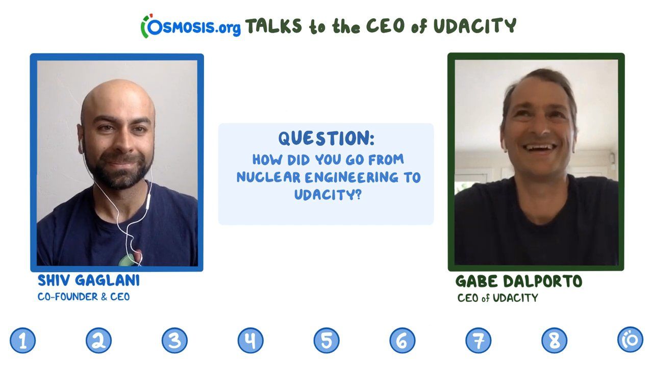 Gabe Dalporto: CEO of Udacity (Raise the Line) - Osmosis Video Library