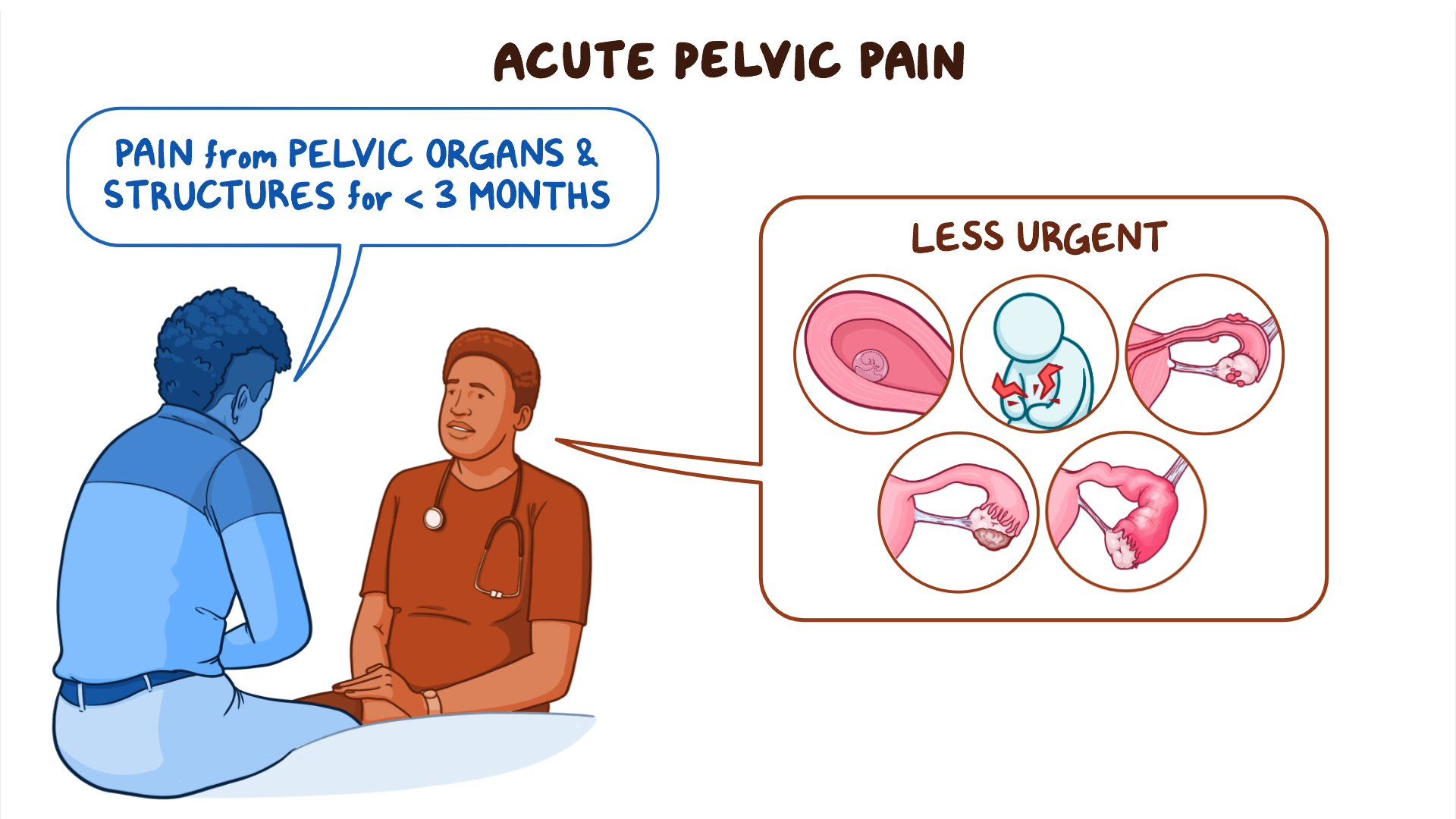 Approach to acute pelvic pain (GYN): Clinical sciences - Osmosis Video Library