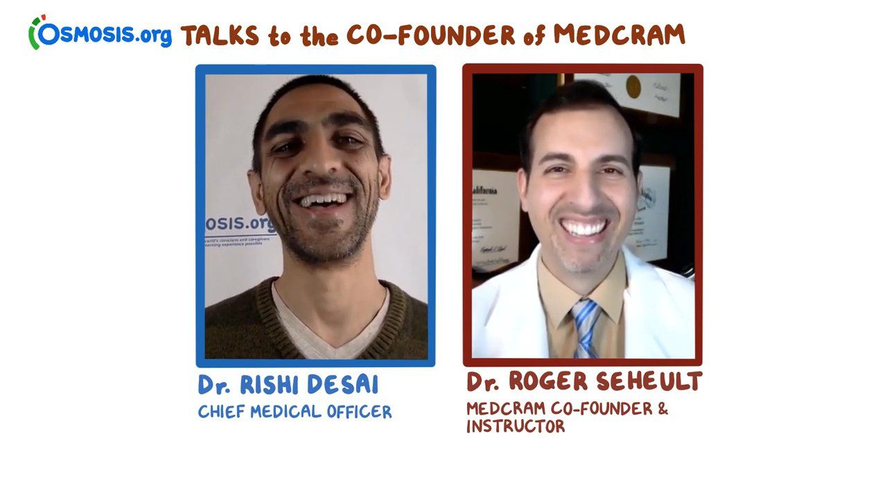 Dr. Roger Seheult: Co-Founder of MedCram (Raise the Line) | Osmosis
