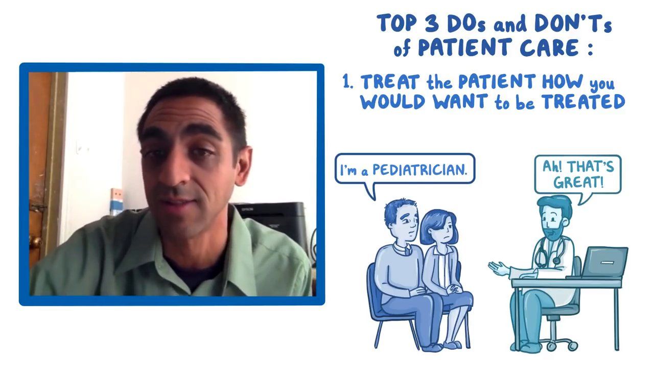 The do's and don'ts of patient care: Video & Anatomy | Osmosis